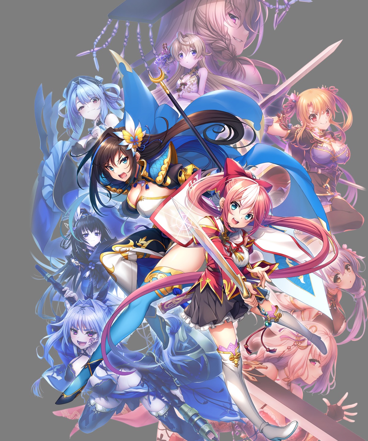 baseson gintarou ko~cha senomoto hisashi tsukimori hiro souten koihime -shigen no ou- armor ...